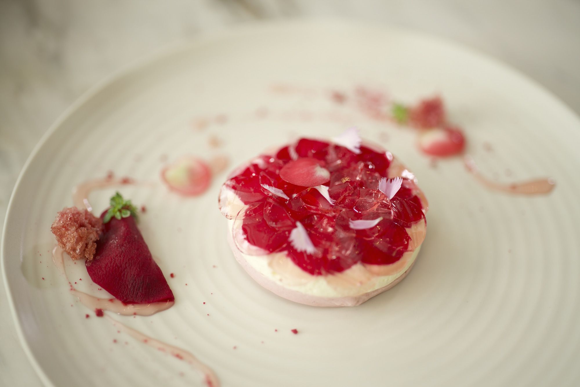 Janice Wong's Cherry Blossom Dessert Is Pure Art | Tatler Asia