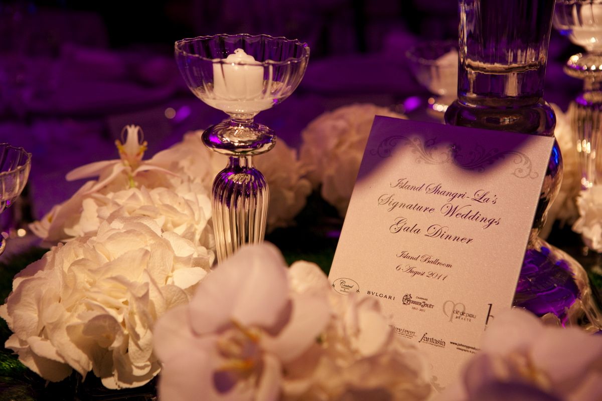 Signature Weddings Bridal Fair Gala Dinner at the Island Shangri-La ...