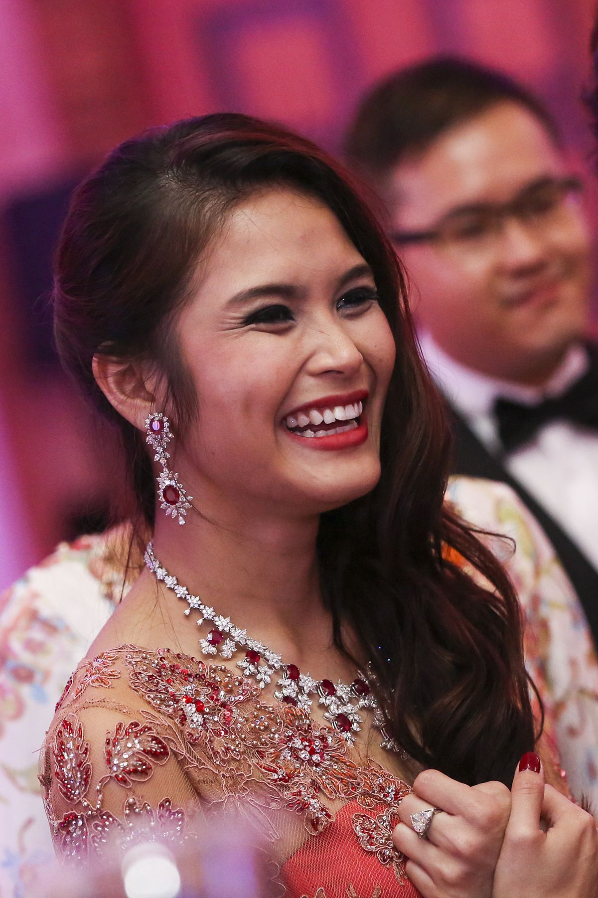 Alia Geneid and Dias Atamkulov's wedding reception in Kuala Lumpur ...