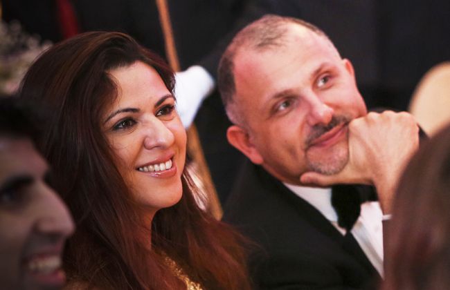 Alia Geneid and Dias Atamkulov's wedding reception in Kuala Lumpur ...