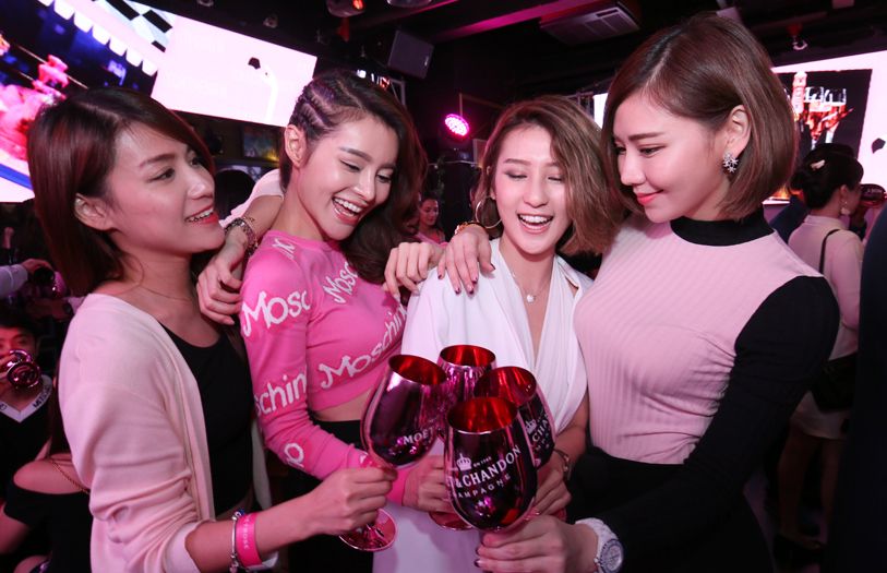 Moët Rosé Limited Edition with Flamingos launch | Tatler Asia