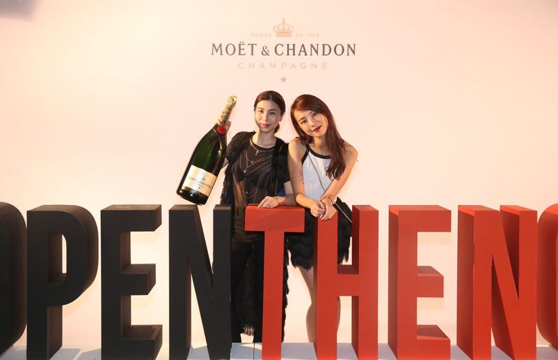 Moët & Chandon's #OpenTheNow launch party | Tatler Asia