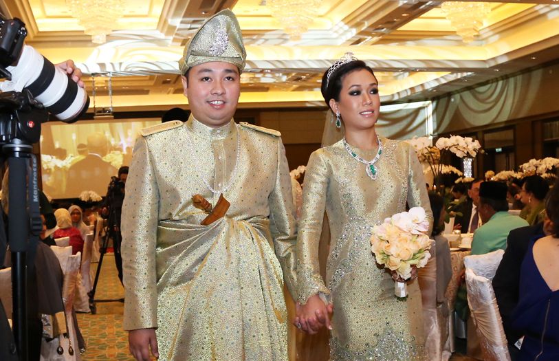 The wedding of Nina Karina Azman and Tengku A’zran Abdul Jawaad ...