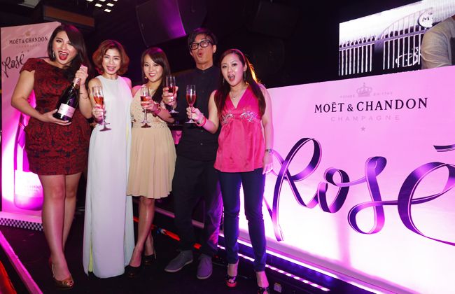 Moët & Chandon's 2014 Rosé Impérial Tie-for-Two party | Tatler Asia