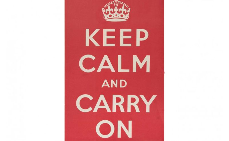 Original ‘Keep Calm’ poster up for auction in London | Tatler Asia