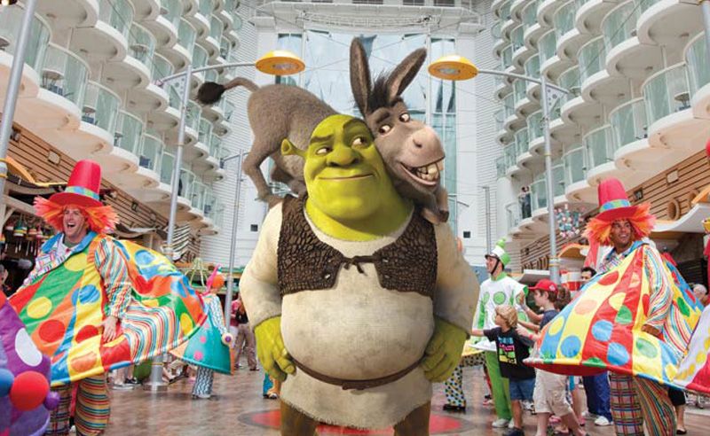 Shrek and Donkey to board Anthem of the Seas on its maiden voyage ...