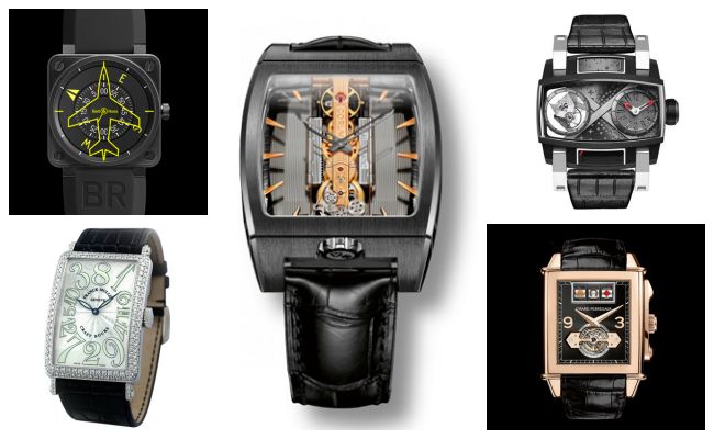 Unique square watches for a walk off the round side | Tatler Asia