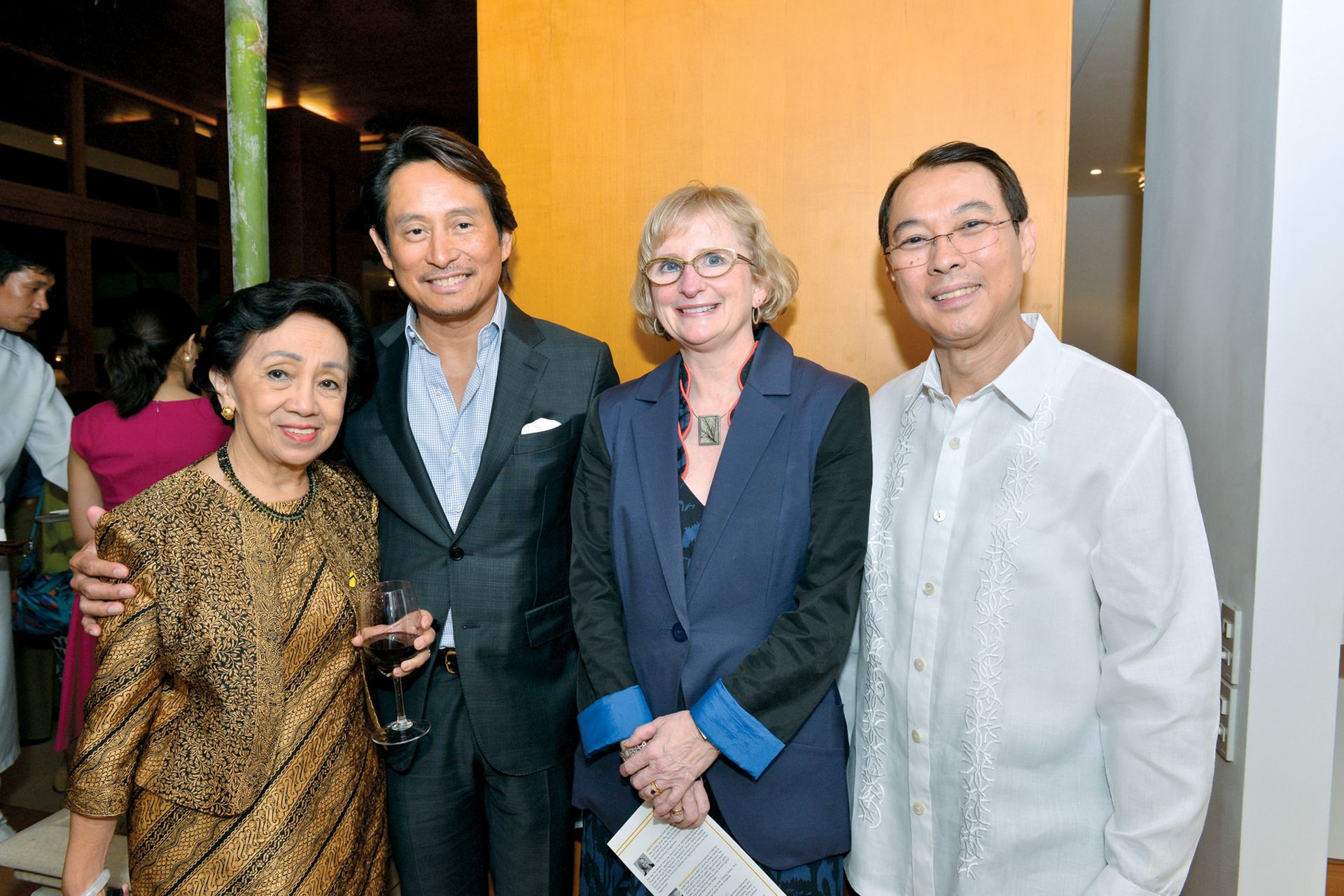 Asian Link: Welcome Cocktails For Asia Society President Josette ...