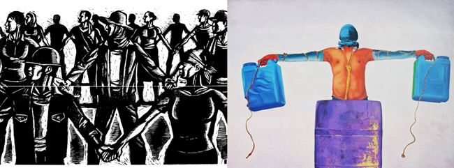 Leonilo Doloricon and Ramon Zapata at Nova Gallery | Tatler Asia