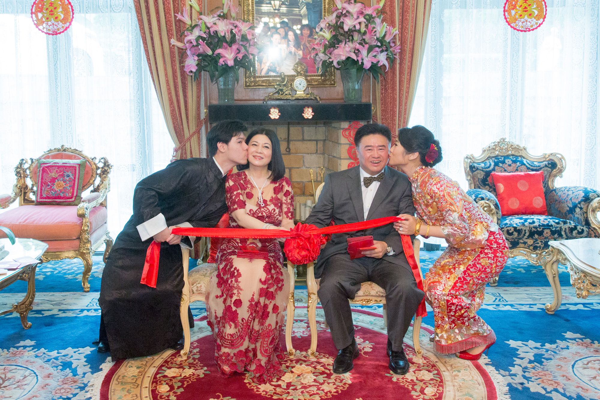 A Rosy Affair: The Wedding Of Charles Chiu And Zou Yanning | Tatler Asia