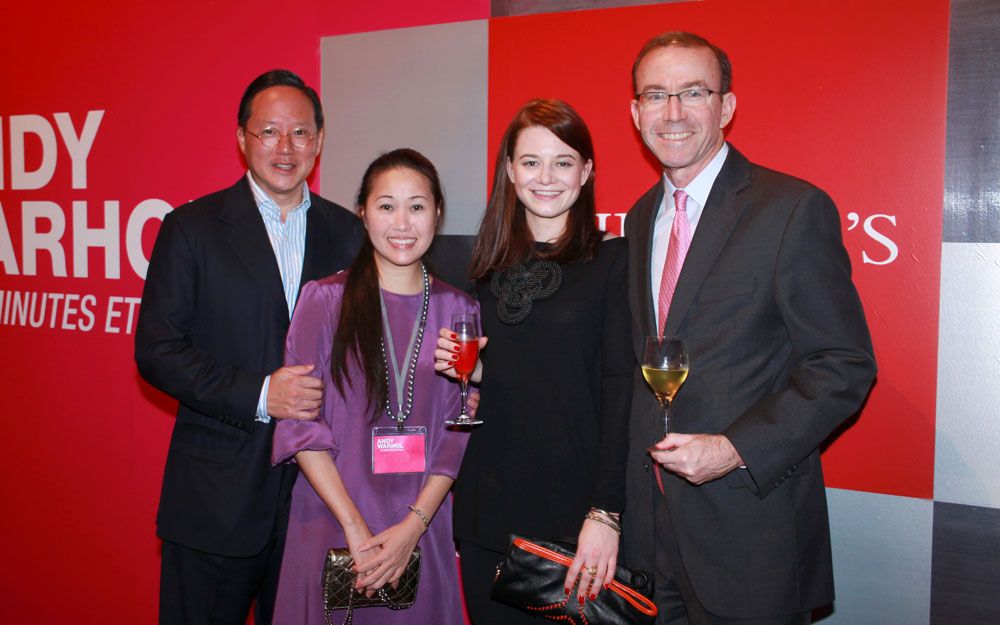 Christie's Reception for the Andy Warhol 15 Minutes Eternal Exhibition ...