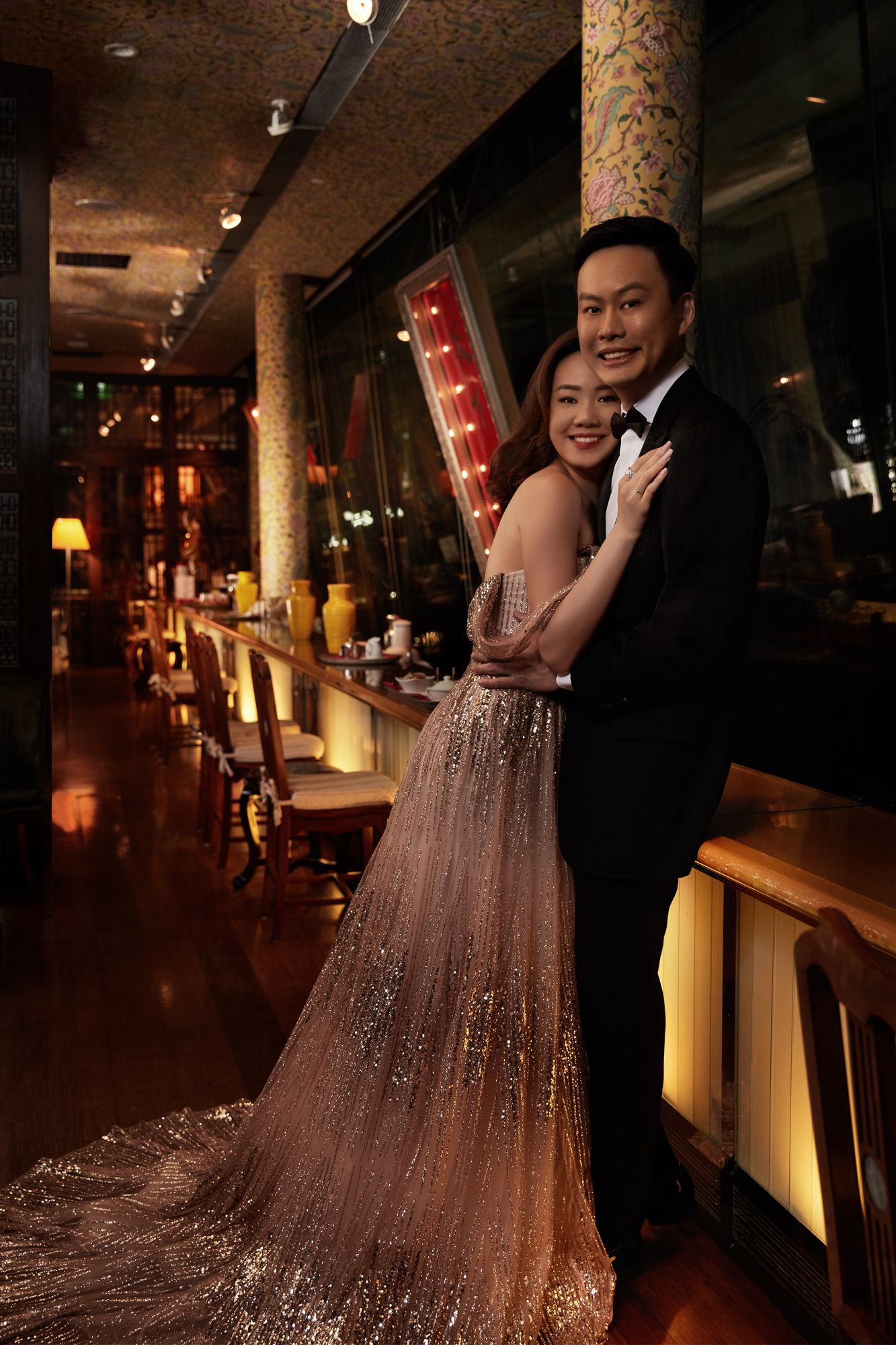 Newlyweds Jessicacindy Hartono And Kong Wan Long Fete Their Romance At ...
