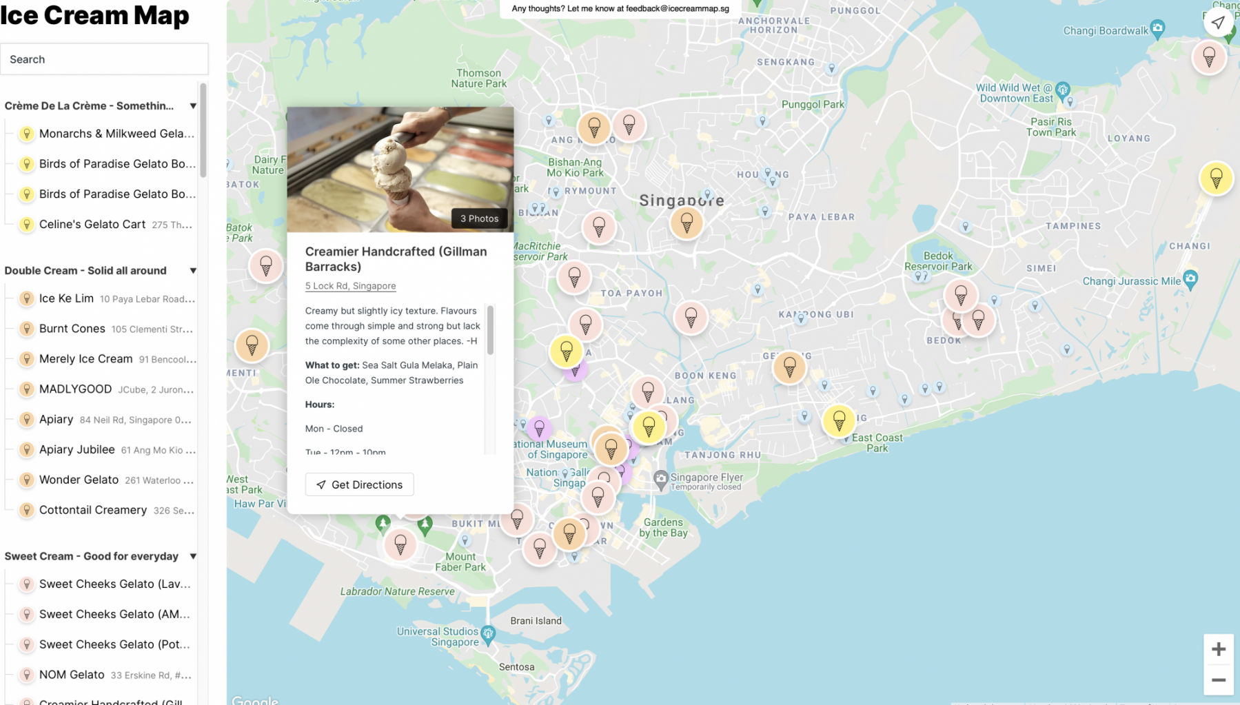 PM Lee's Son Li Hongyi Has Created a Fun Interactive Ice Cream Map of ...