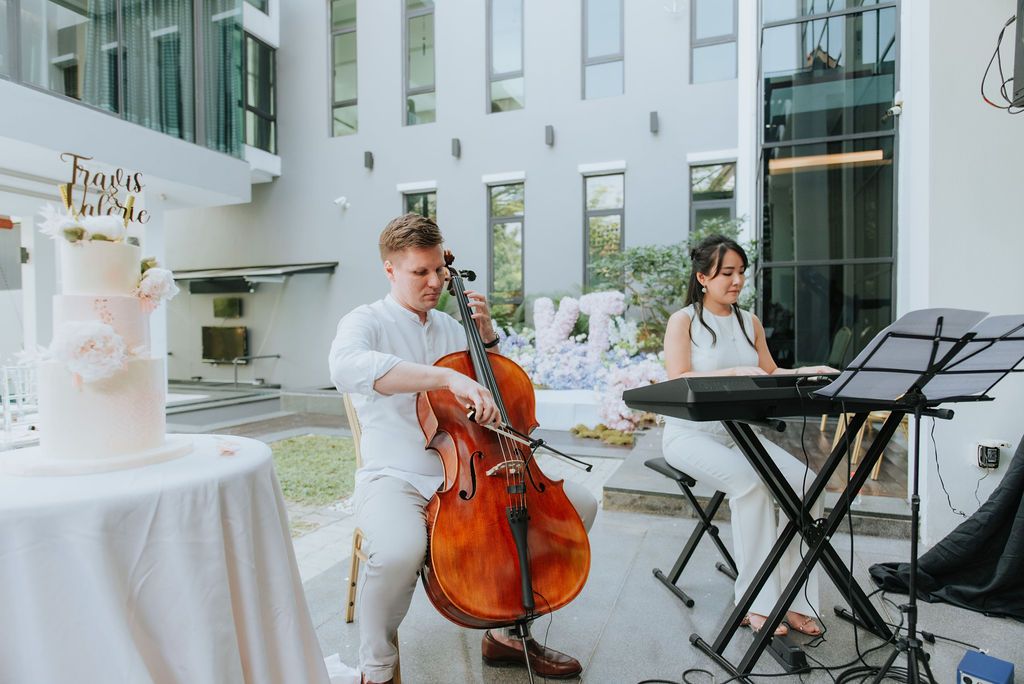 Valerie Ong and Travis Loh Tie the Knot in a Beautiful Garden Ceremony ...