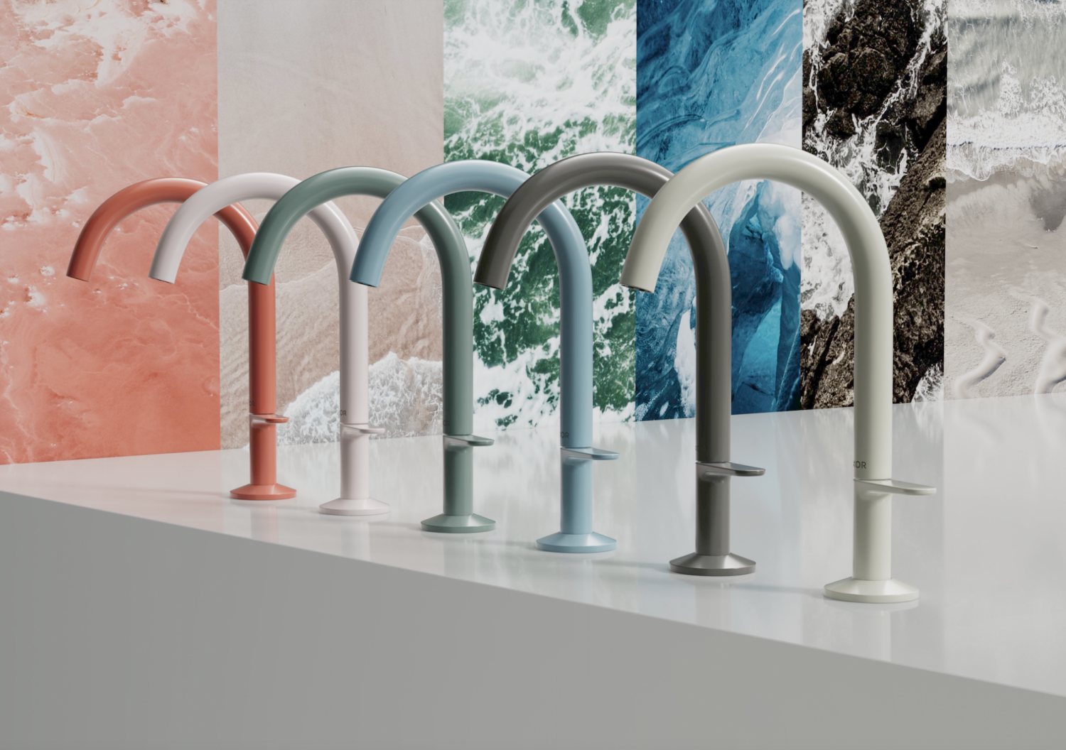 Minimalism Meets Colour in Extended AXOR One Bathroom Collection ...