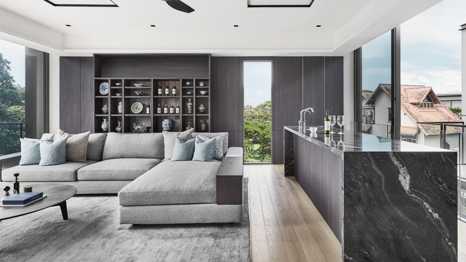 RT+Q Architects and Peter Tay Studio Design A Modern Monochromatic ...