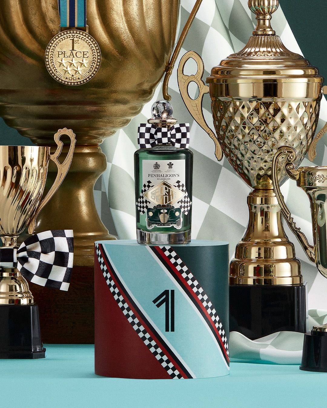 潘海利根賽車香水限量登場！英國賽車綠、黑白格紋賽車旗，賽道終點勝利香檳氣泡一次濃縮香氛中 | Tatler Asia