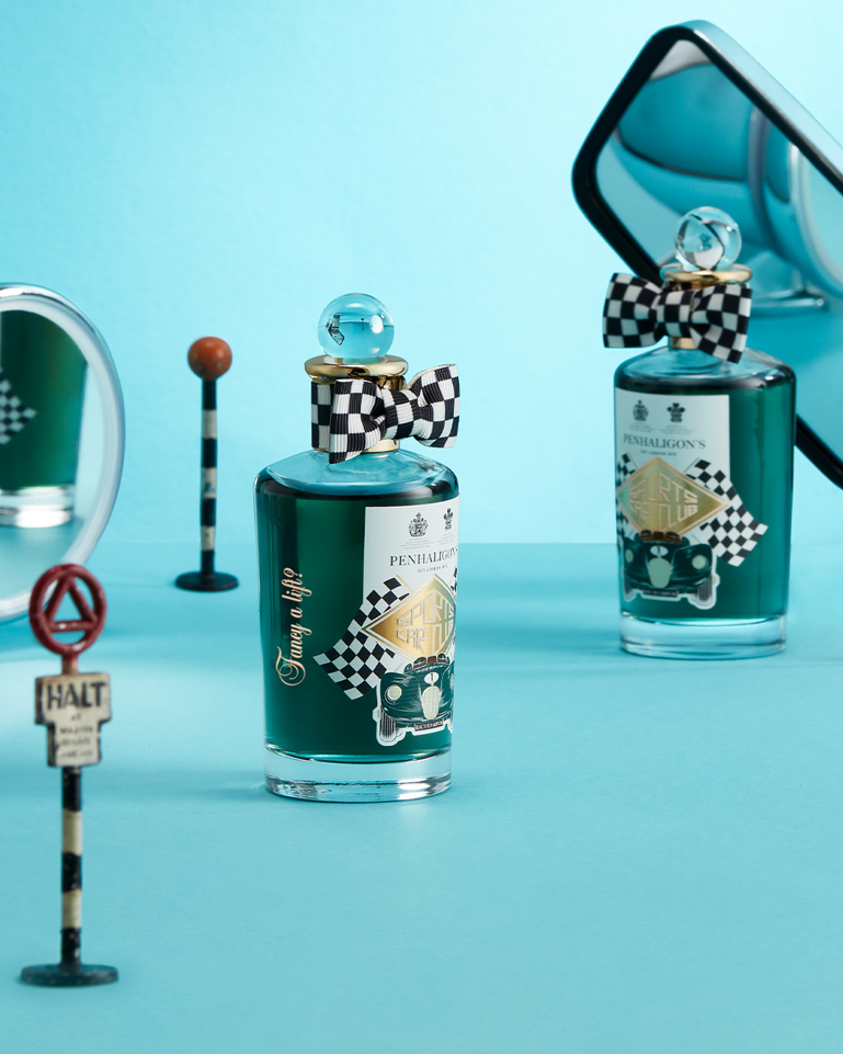 潘海利根賽車香水限量登場！英國賽車綠、黑白格紋賽車旗，賽道終點勝利香檳氣泡一次濃縮香氛中 | Tatler Asia