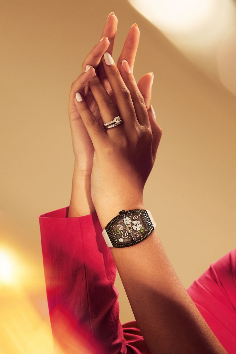 The Bold and Feminine Franck Muller Vanguard Rose Skeleton | Tatler Asia