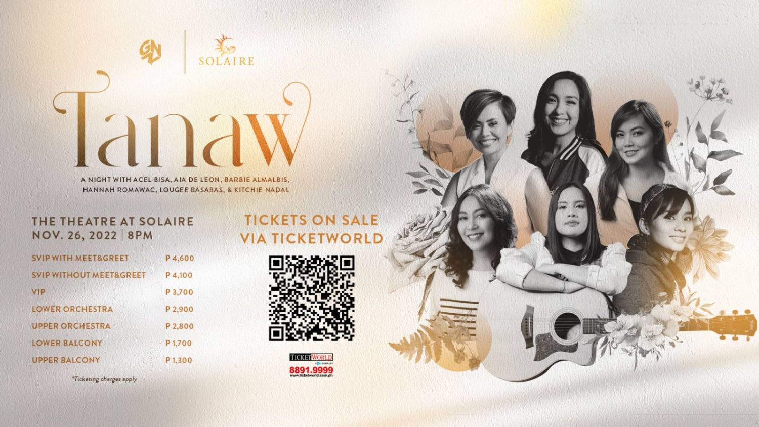 TANAW at the Theatre at Solaire: Six OPM Queens in One Concert | Tatler ...