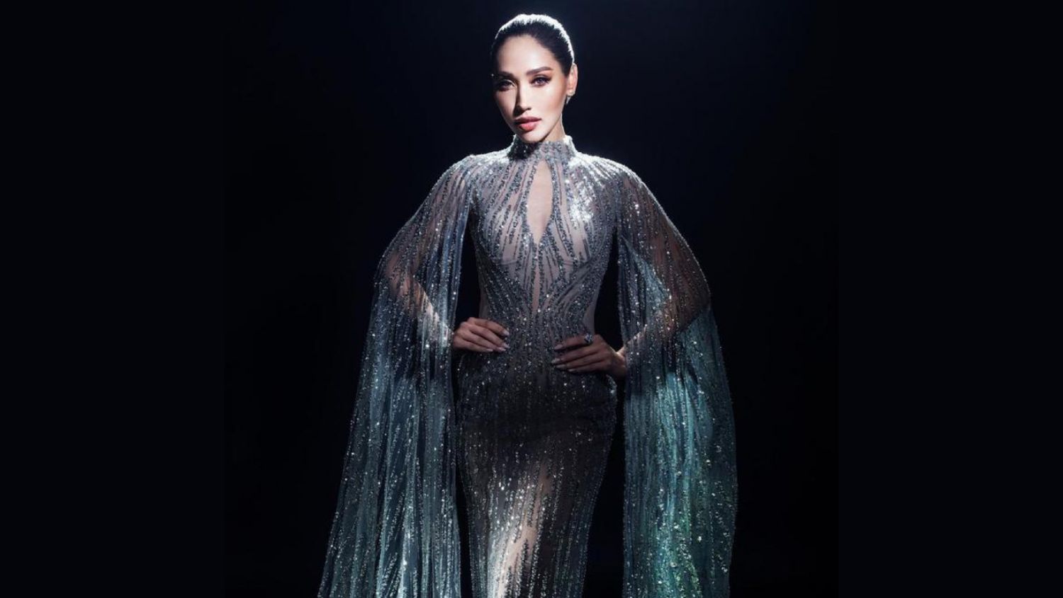 Puteri Indonesia Laksmi De-Neefe kenakan gaun The Waterfall | Tatler Asia