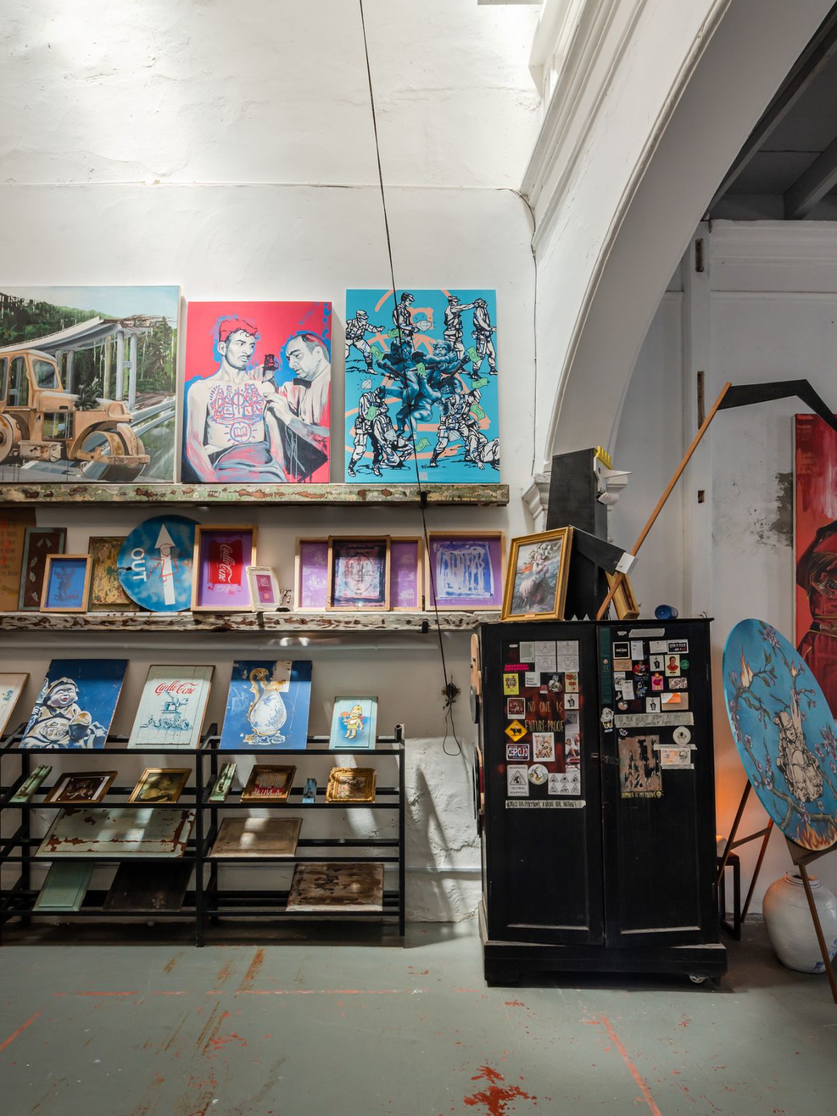 Studio tour: Artist Thomas Powell and Better than Blouse’s founder Kang ...