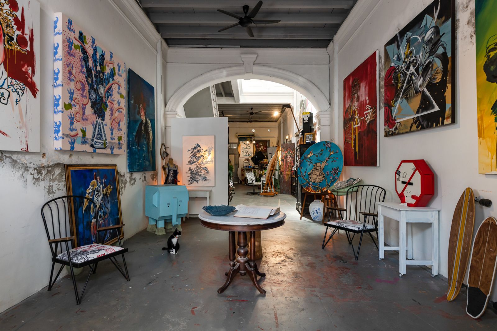 Studio tour: Artist Thomas Powell and Better than Blouse’s founder Kang ...