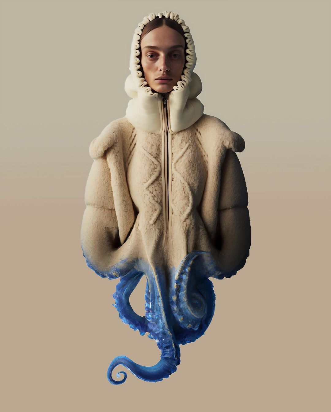 Tiga wanita: Neha Kapil, Bettina Garofalo, dan Emma Chang memberikan ...