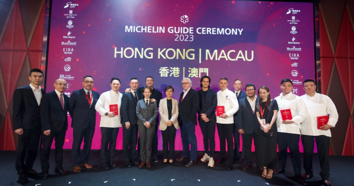 Alain Ducasse and Melco Group chefs accept stars at the 2023 Hong Kong ...