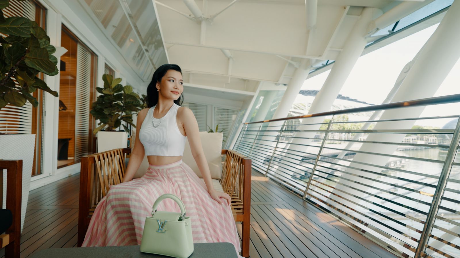 Adeline Teo shops for event-worthy outfits at The Shoppes | Tatler Asia