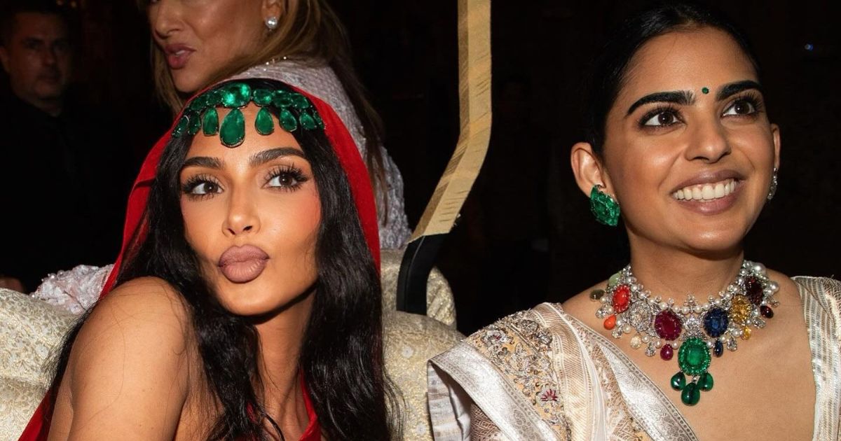 11 best-dressed celebrities at the Ambani wedding, from Kim Kardashian ...