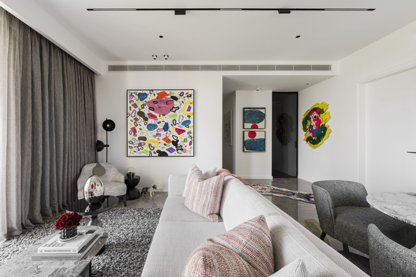 Luxury condo interior design in KL: Art gallery living in Desa Parkcity ...