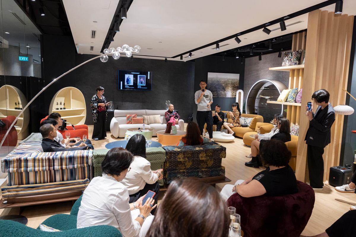 Colin Seah unpacks creative bravery at Roche Bobois Singapore | Tatler Asia