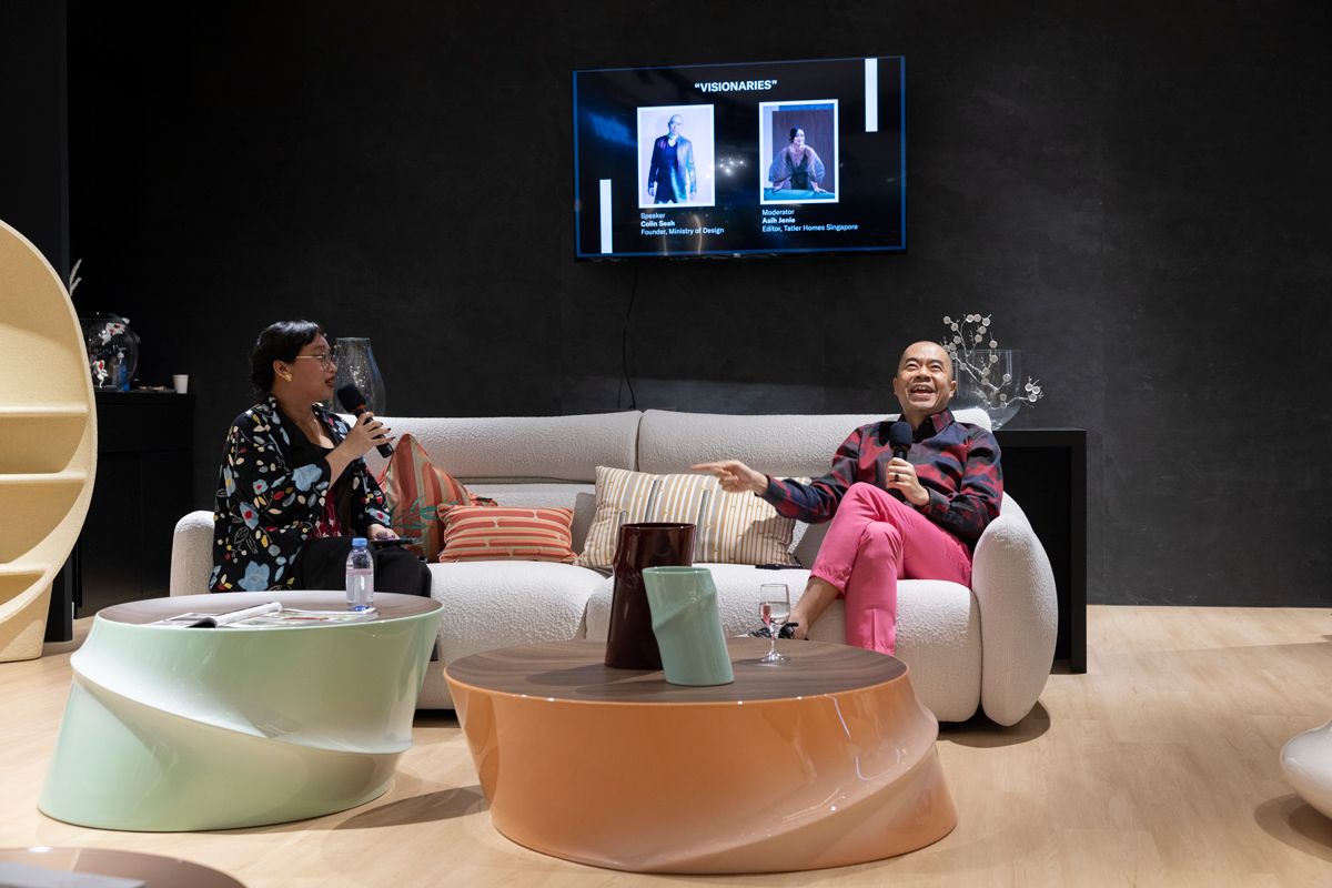 Colin Seah unpacks creative bravery at Roche Bobois Singapore | Tatler Asia