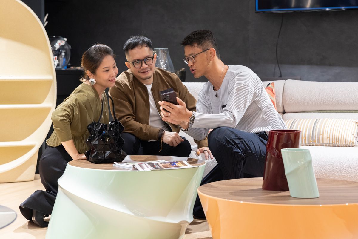 Colin Seah unpacks creative bravery at Roche Bobois Singapore | Tatler Asia